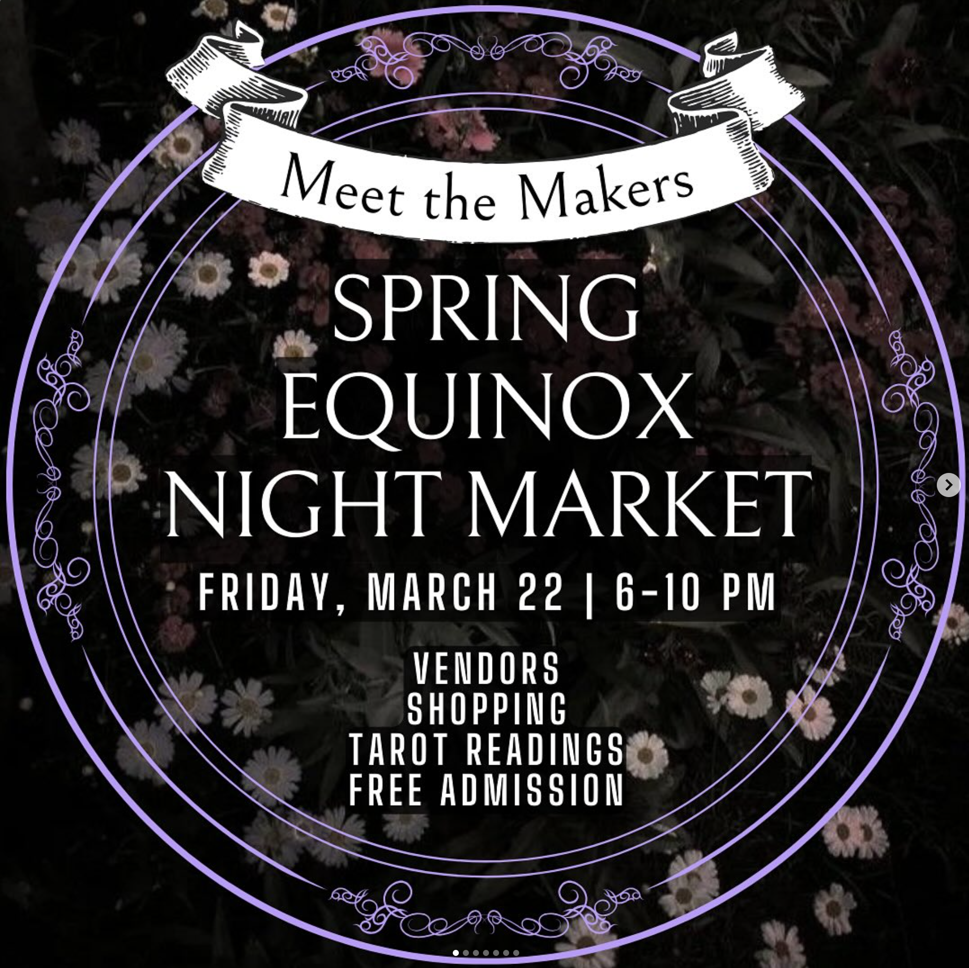Spring Equinox Night Market, Local Creatives Meet-Up, Live Music, and ...